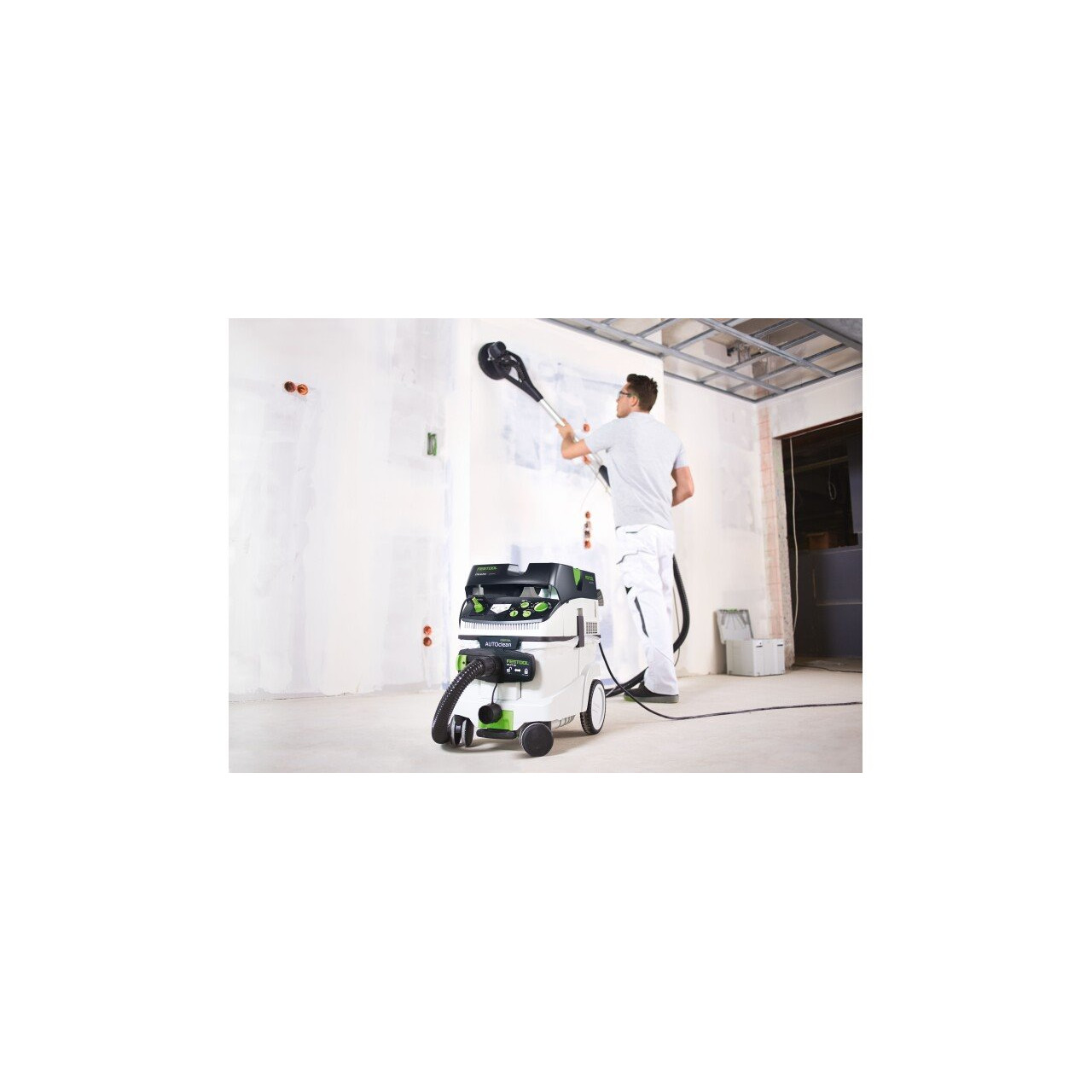 LEKKA SZLIFIERKA ELEKTRYCZNA PRZEGUBOWA ŻYRAFA FESTOOL LHS-E 225 EQ-CB